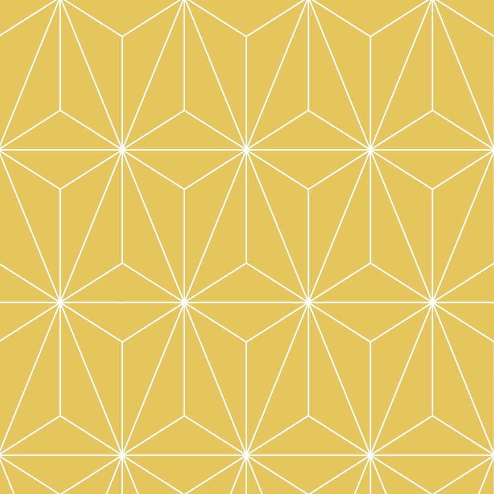 Graham & Brown Prism Yellow Wallpaper 104741
