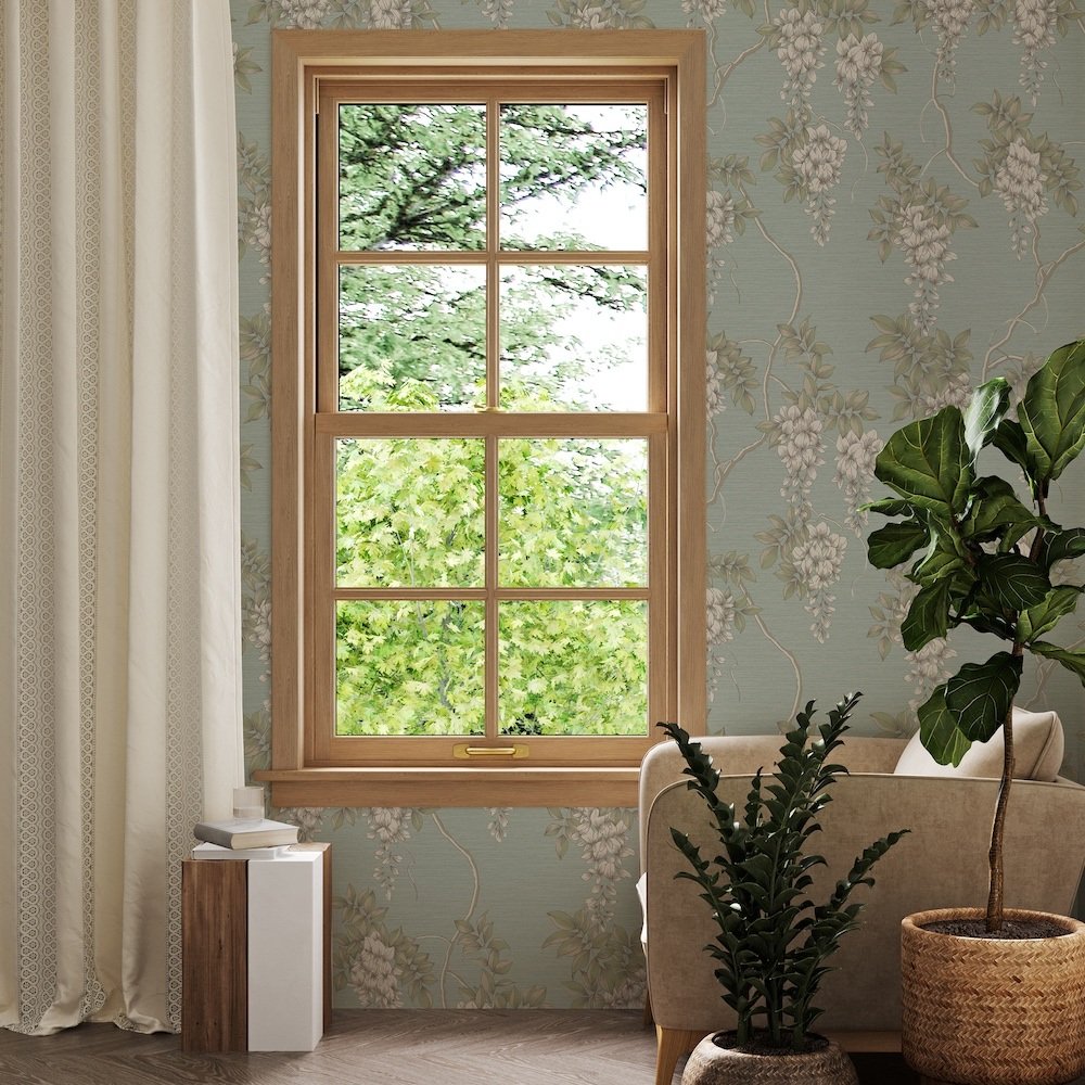 Superfresco Easy Wisteria Duck Egg Wallpaper