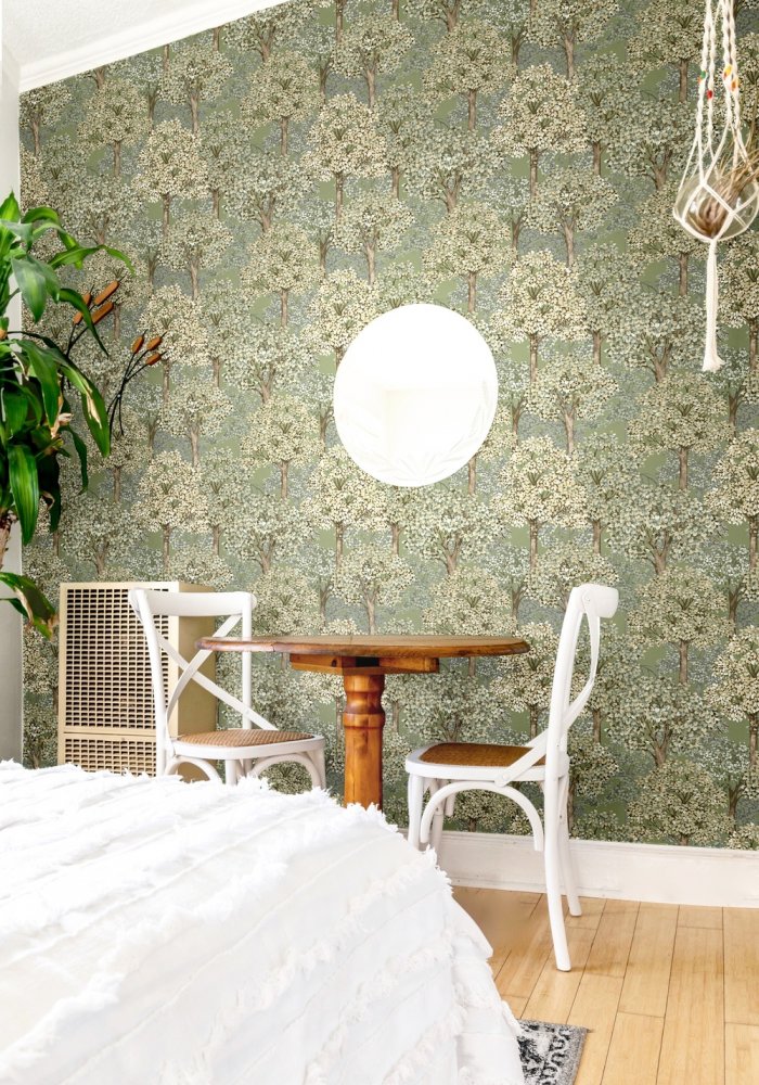 Galerie Cottage Tree Green Wallpaper