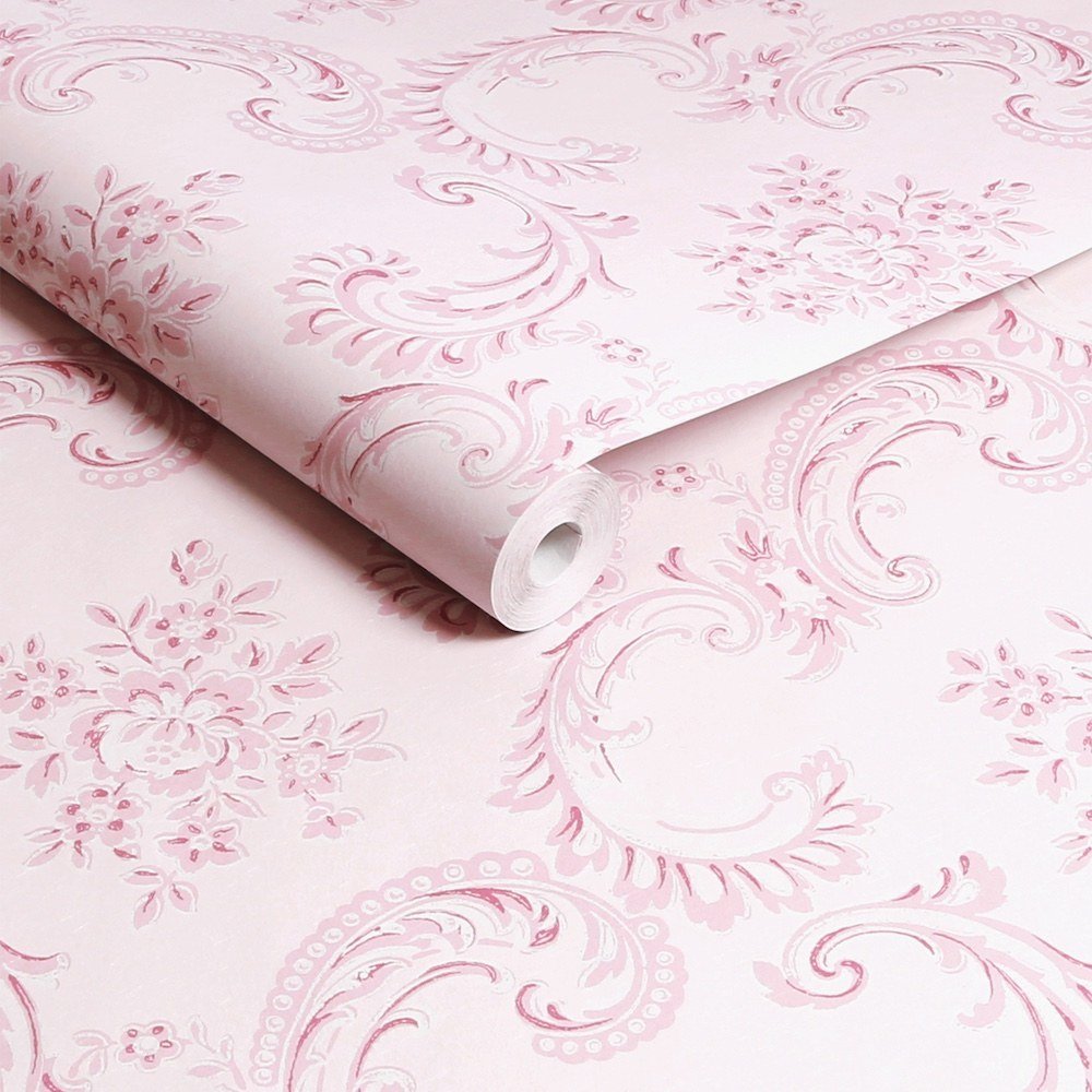 Rachel Ashwell Boudoir Beauty Pink Wallpaper