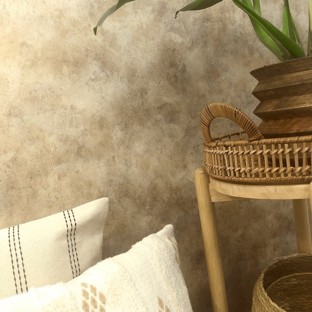 Belgravia Decor Eden Texture Natural Metallic Wallpaper 3785