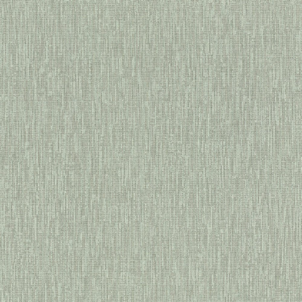 Rasch Woven Shimmer Pale Green & Silver Wallpaper