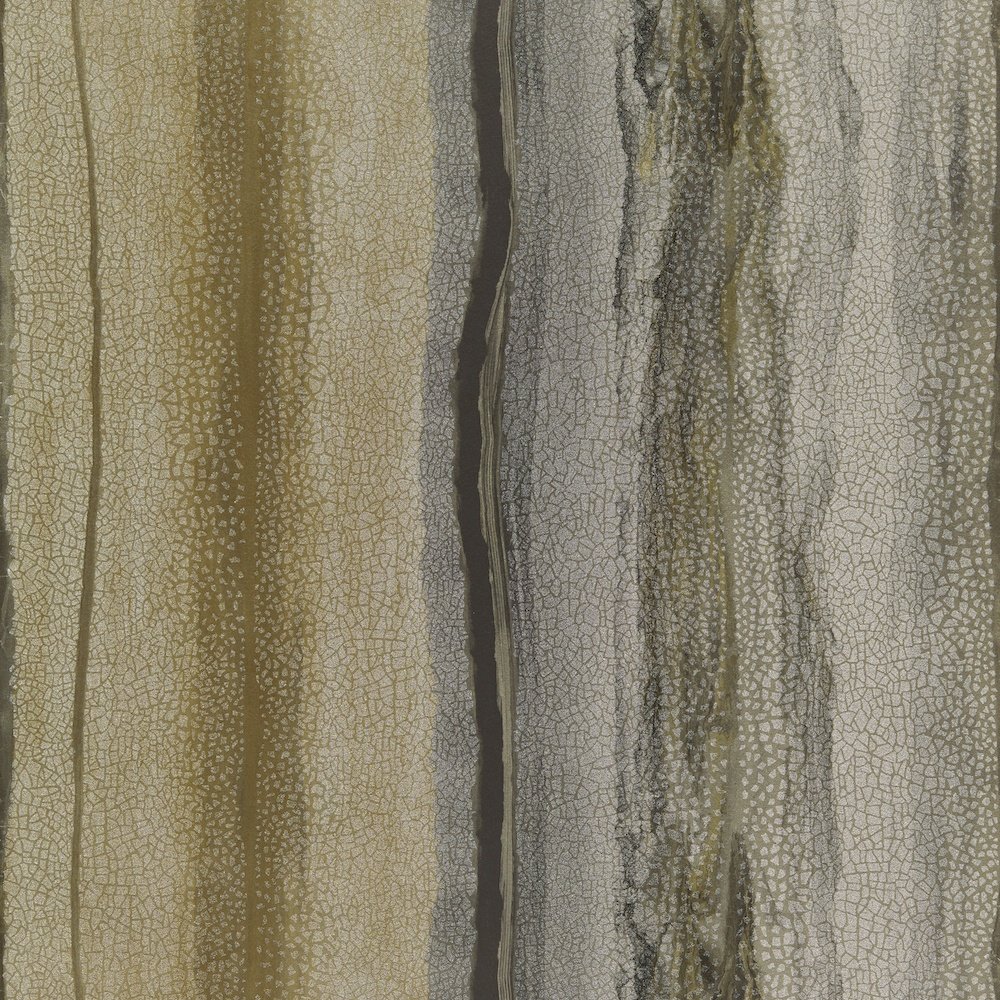 Harlequin Gold & Basalt Wallpaper