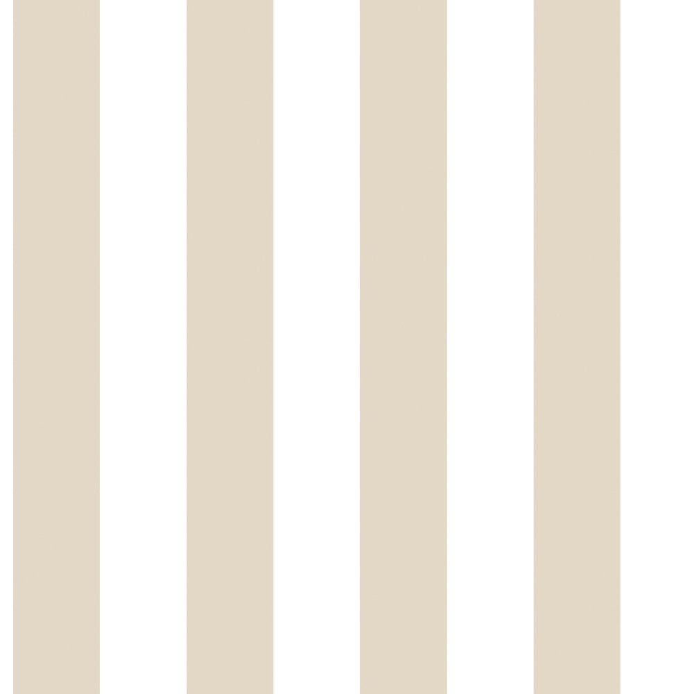 Galerie Awning Stripe Beige Wallpaper