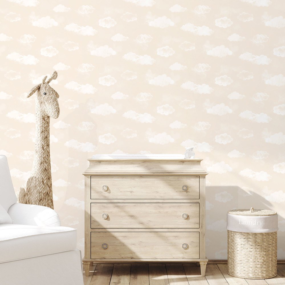 Galerie Cloud Beige Wallpaper