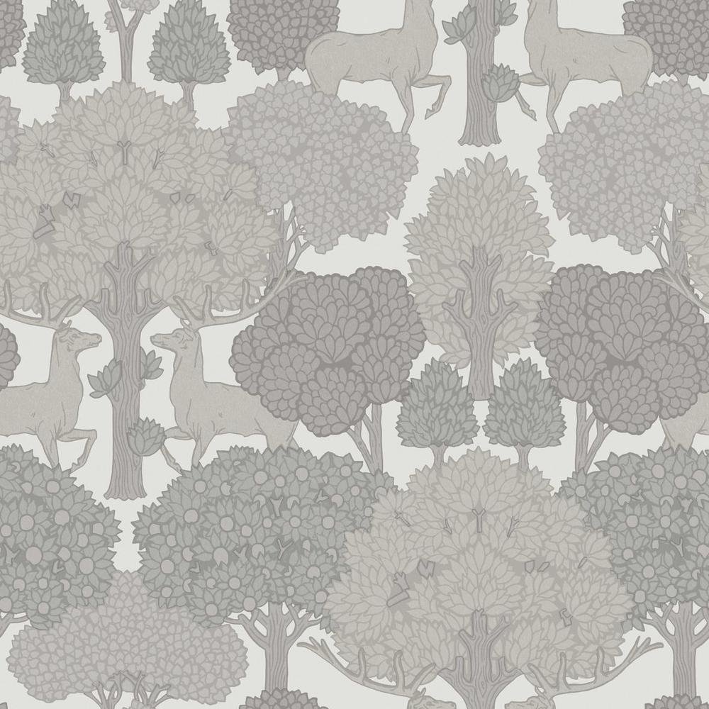 Crown Forest of Arden Grey Wallpaper