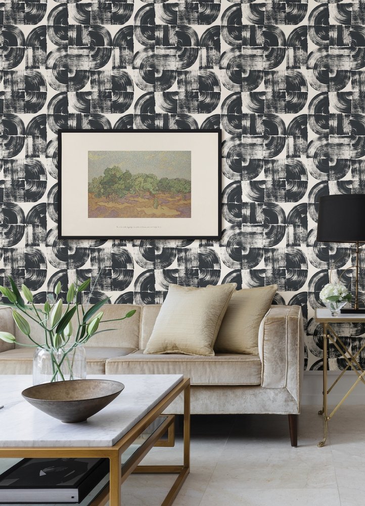 A Street Prints Giulietta Black Wallpaper