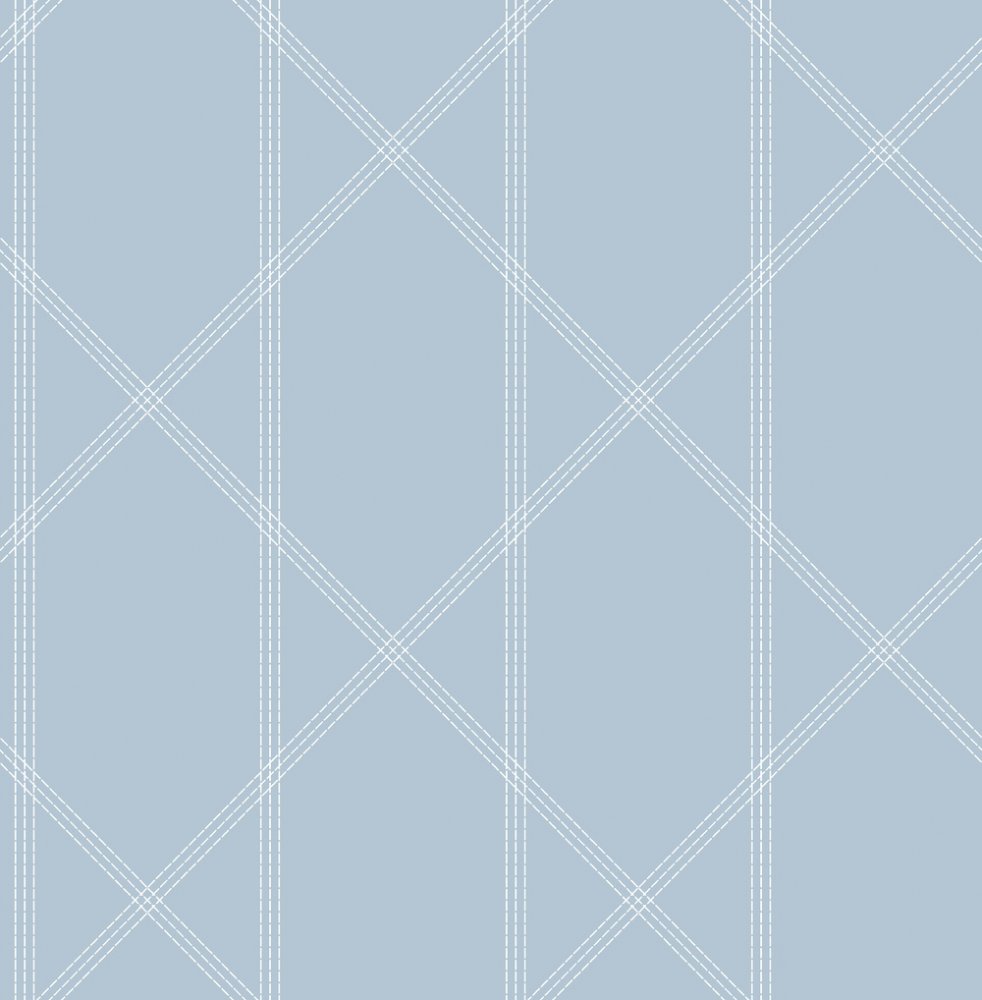 A Street Prints Walcott Blue Wallpaper
