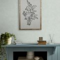 Laura Ashley Brindley Duck Egg Blue Wallpaper