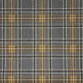 Rasch Country Tartan Grey & Ochre Wallpaper