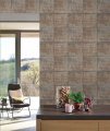 Grandeco Oxidised Metal Panel Wallpaper PP3401