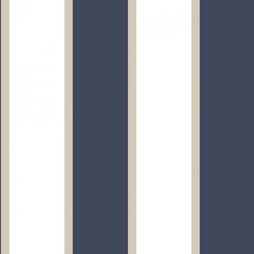 Galerie Formal Stripe Black / Silver / White Wallpaper